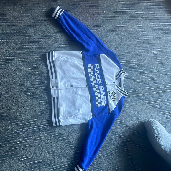 Rouge Helium | Jackets & Coats | Blue Racing Jacket | Poshmark